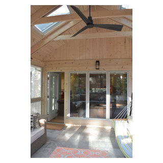 Ann Arbor Screen Porch Addition - Contemporary - Porch - Detroit - by ...