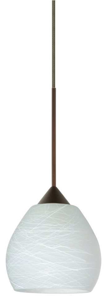 Tay Tay 1 Light Pendant Lighting, Bronze, LED - Transitional - Pendant ...