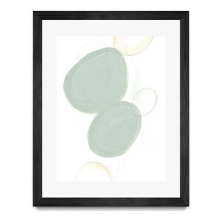 Giant Art 24x32 Implied Motif I Matted and Framed in Green ...