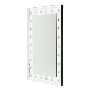 Montreal Rectangular Wall Mirror - Wall Mirrors - by Michael Amini | Houzz