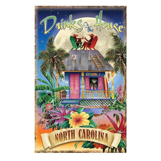 Jim Mazzotta Drinks On the House North Carolina Art Print, 30"x45 ...