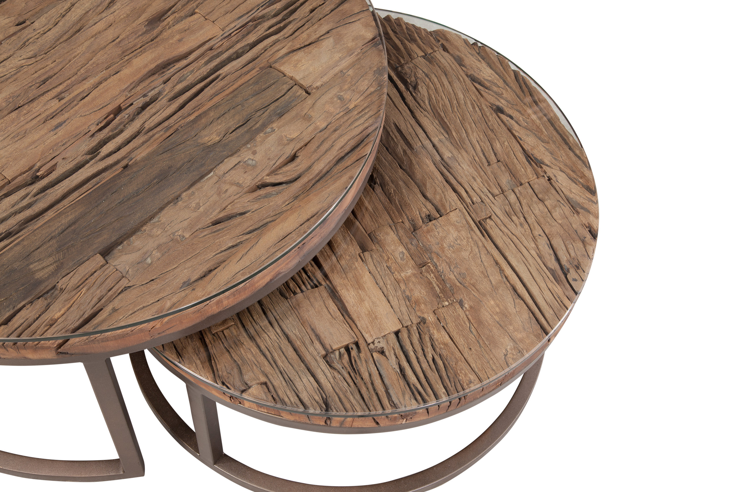 Cambria Nesting Table - Rustic - Coffee Table Sets - by Bassett Mirror ...