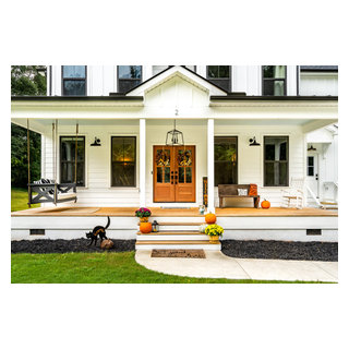 Augusta Rd. Area Custom Home - Farmhouse - Porch - Other - by Designed ...