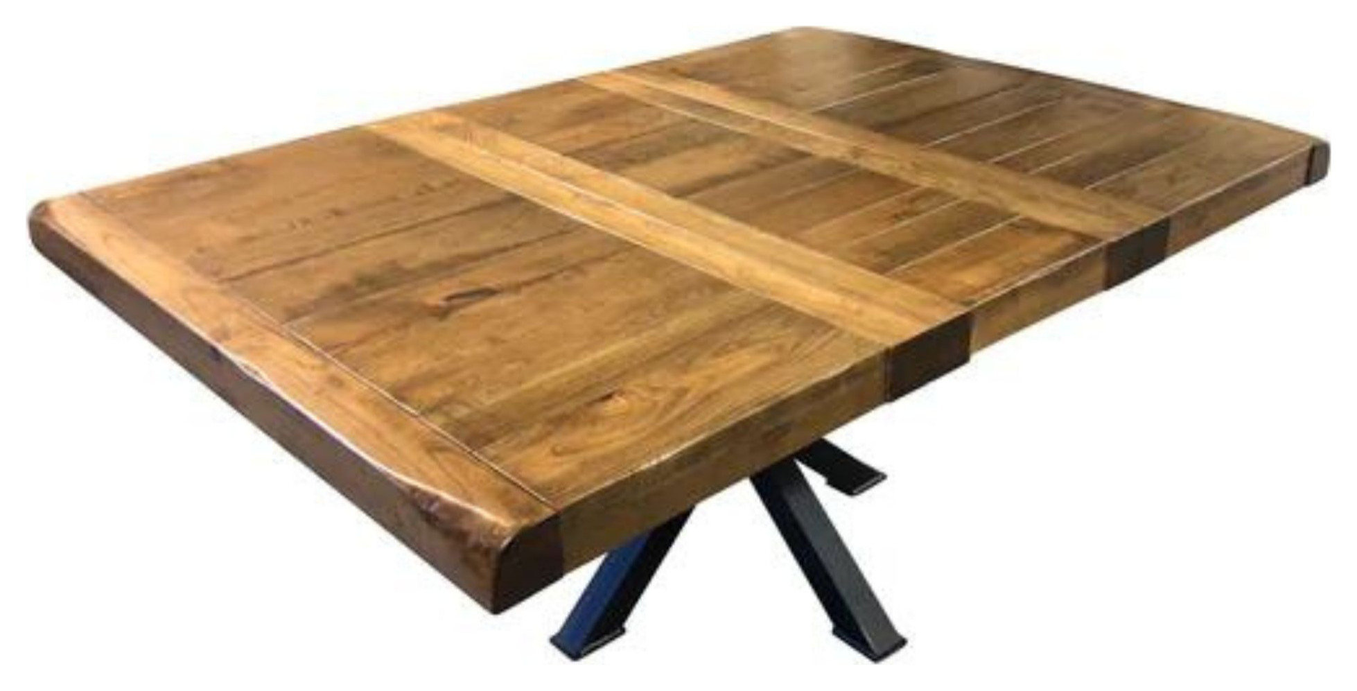 Bennet Square Extendable Dining Table, Rustic Cherry Wood, 48x48 2 ...