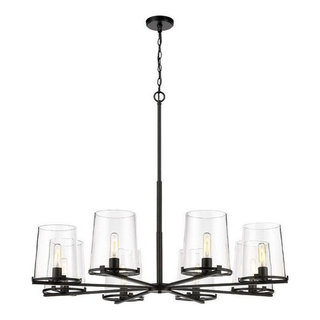 8 Light Chandelier In Transitional Style-36 Inches Tall and 44 Inches ...