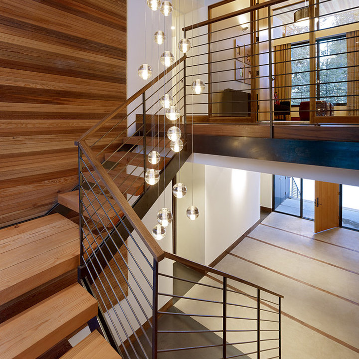 75 Mid-Century Modern Staircase Ideas You'll Love - January, 2026 | Houzz