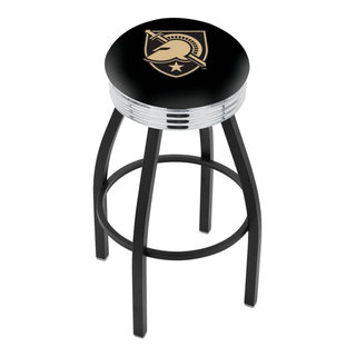Holland L8B3C US Military Academy ARMY 30" Bar Stool - Black/Chrome ...