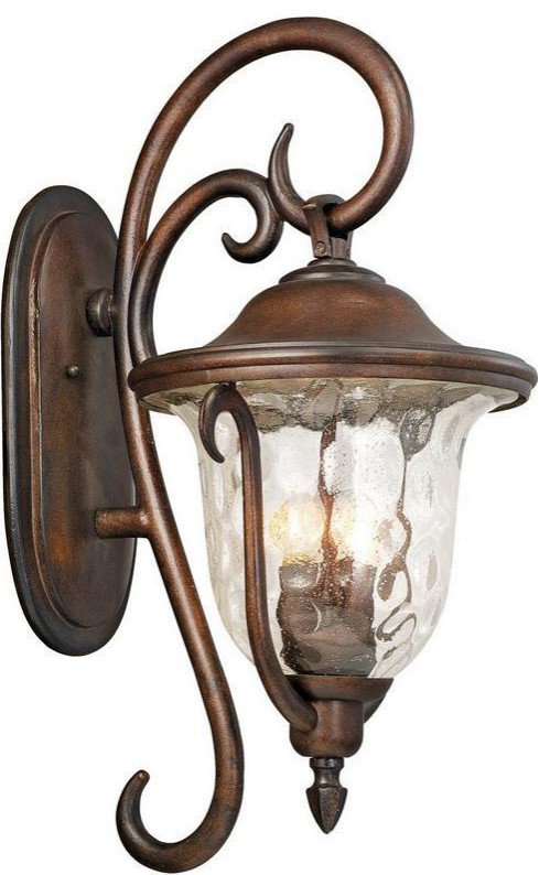 Gothic Outdoor Wall Bracket With 3 Lights, 3-Light, Medium ...