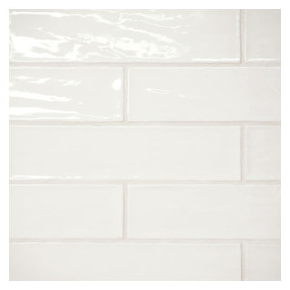 Marin 2.5" x 10" Ceramic Wall Tile, 2.5" x 10" - Traditional - Wall And ...