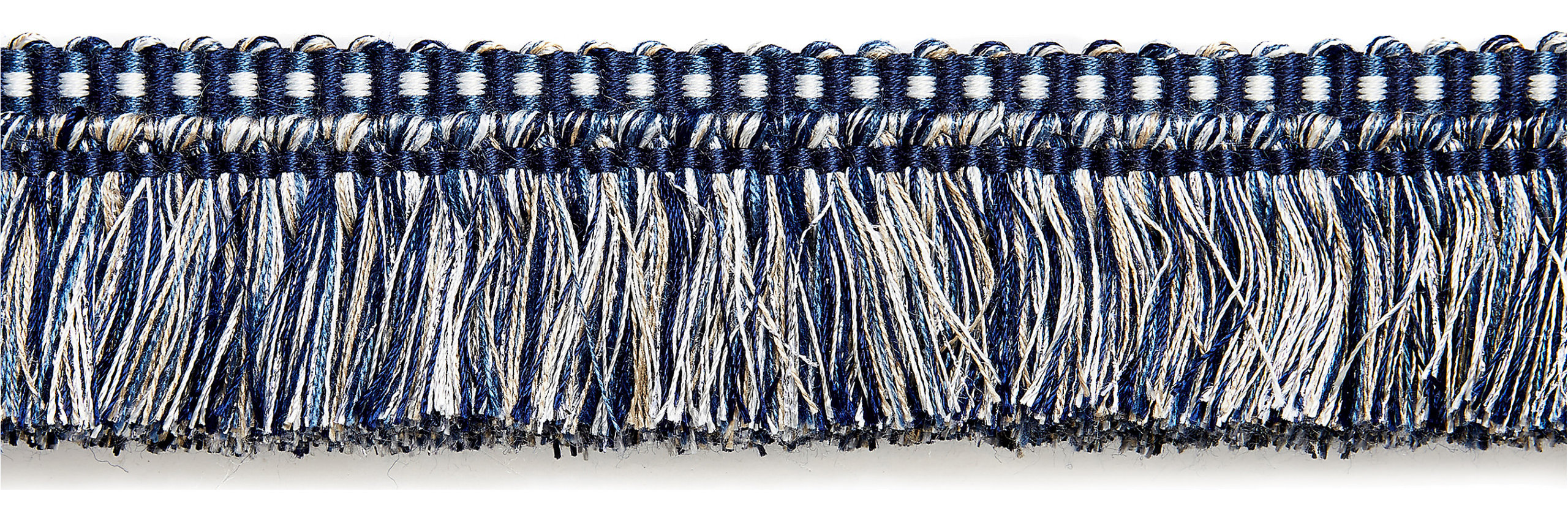 Shimmer Brush Fringe, Indigo - Transitional - Fabric Trim - by ...