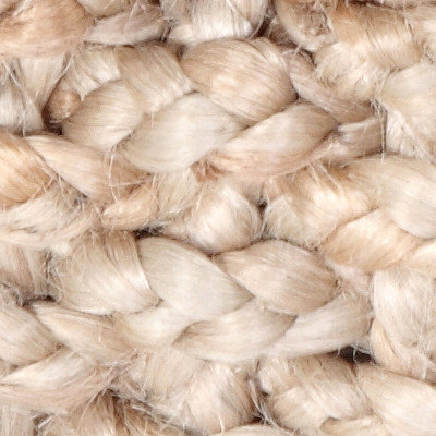 Natural Braided Jute Pouf - Beach Style - Floor Pillows And Poufs - by LR Home | Houzz