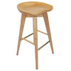 29" Bali Swivel Stool, Natural - Midcentury - Bar Stools And Counter ...