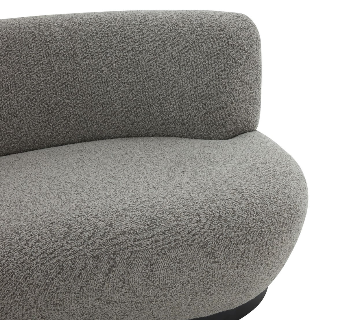 Safavieh Couture Stevie Boucle Curved Back Sofa, #N/A - Transitional ...