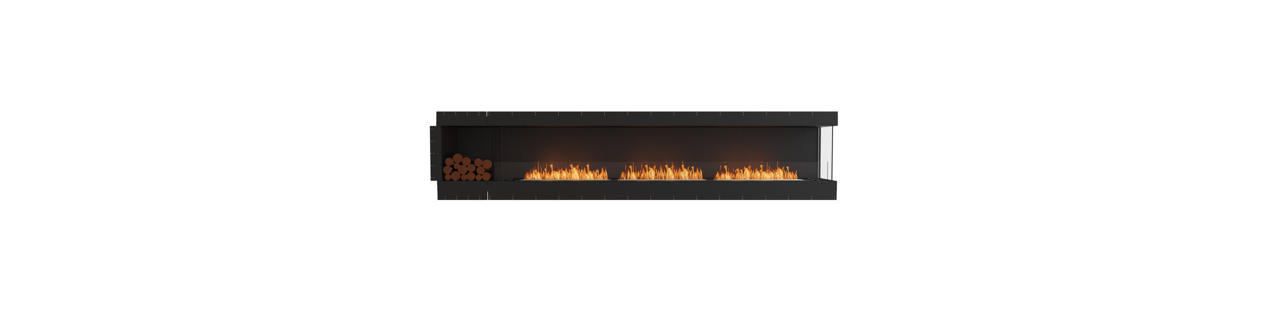 EcoSmart™ Flex 140RC Right Corner Fireplace - Wall-Mounted Ethanol Fire - Transitional - Indoor ...