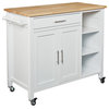 Maxine Kitchen Cart - Transitional - Kitchen Islands And Kitchen Carts ...