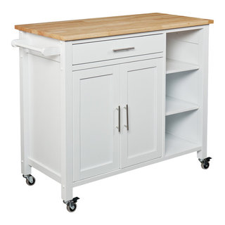 Maxine Kitchen Cart - Transitional - Kitchen Islands And Kitchen Carts ...