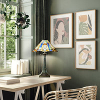 Luxury Posh Tiffany Table Lamp, Valiant Bronze, UQL7140 - Craftsman ...