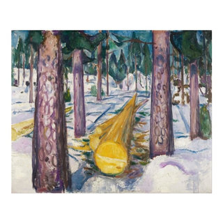 "The Yellow Log, 1912" Digital Paper Print by Edvard Munch, 22"x18", 37 ...