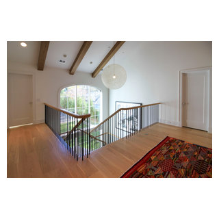 96_Dramatic cantilevered no-riser staircase, Bethesda, MD 20814 ...