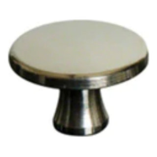 Staub Small Nickel Lid Knob - Transitional - Cabinet And Drawer Knobs ...