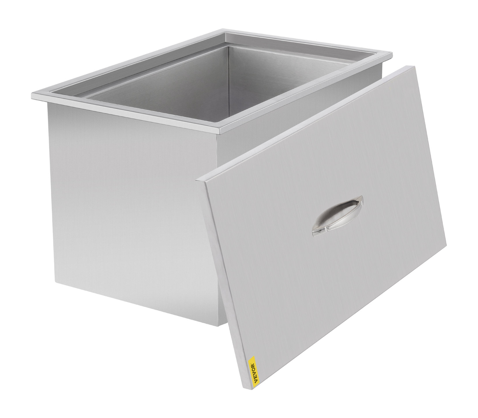 VEVOR 50 Qt Cooler Ice Chest 304 Stainless Steel Drop in to keep taste ...