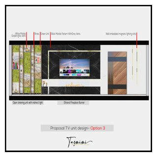 TV unit Design - Modern - Living Room - Other - by Tasmimi by Mahassen ...