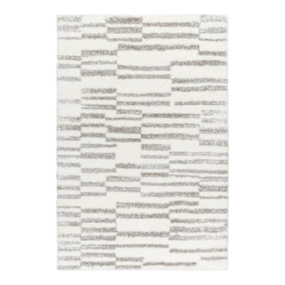 Surya Cloudy Shag CDG-2328 Machine Woven Area Rug, 6'7" x 9 ...