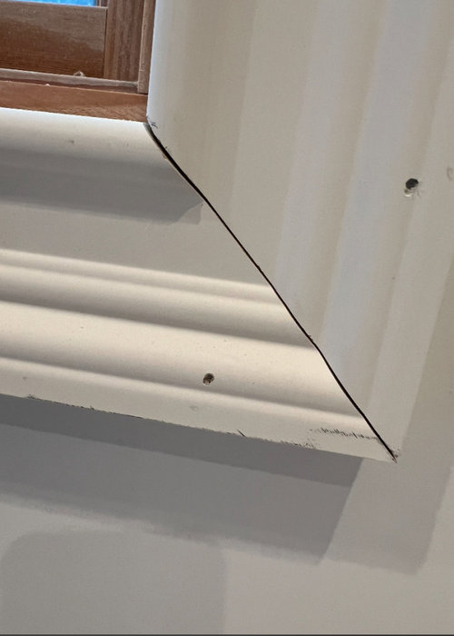 Is this trim work acceptable?