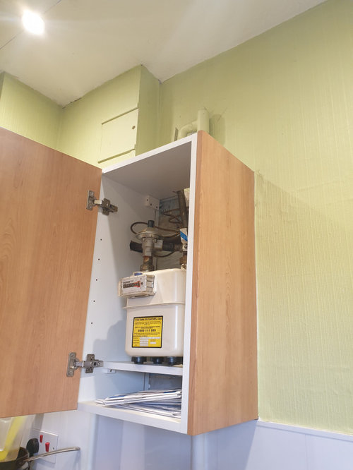 Hideous gas meter | Houzz UK