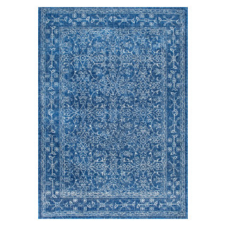 Medieval Tracery Floral Rug, 5'Round - Contemporary - Area Rugs - by ...