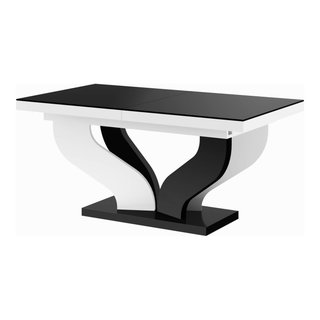 VIVA High Gloss Extendable Dining Table - Contemporary - Dining Tables ...