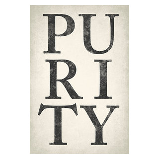 Purity, Motivational Poster Print, 12" x 18" - Contemporary - Prints ...