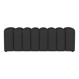 Upholstered Accent Bench With Channel Tufted - Transitional ...