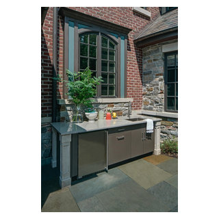 Gourmet Outdoor Kitchen - Transitional - Patio - Chicago - by Drury ...