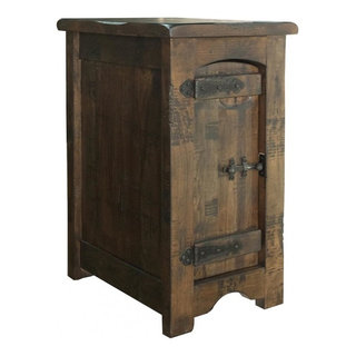 Atlantic 1 Door Side Table - Rustic - Side Tables And End Tables - by ...