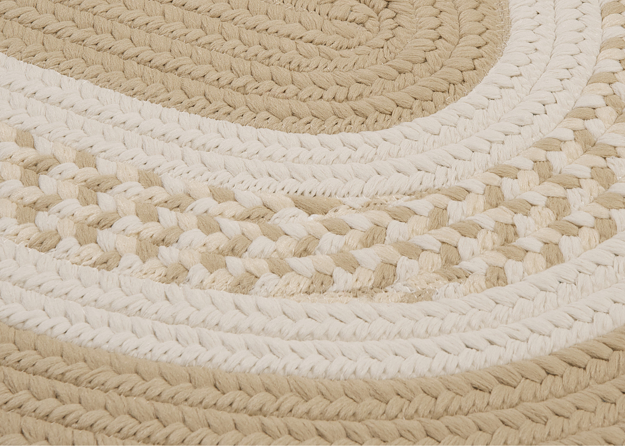 Crescent Bordered Indoor/Outdoor Rug Rustic Farmhouse NT11, 8'x10' Oval ...