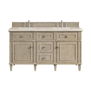 Lorelai 60" Double Vanity, Black Onyx, 60" - Farmhouse - Bathroom ...