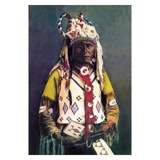 Sioux Chief "Old Hand", 20" x 30" - Traditional - Prints And Posters ...