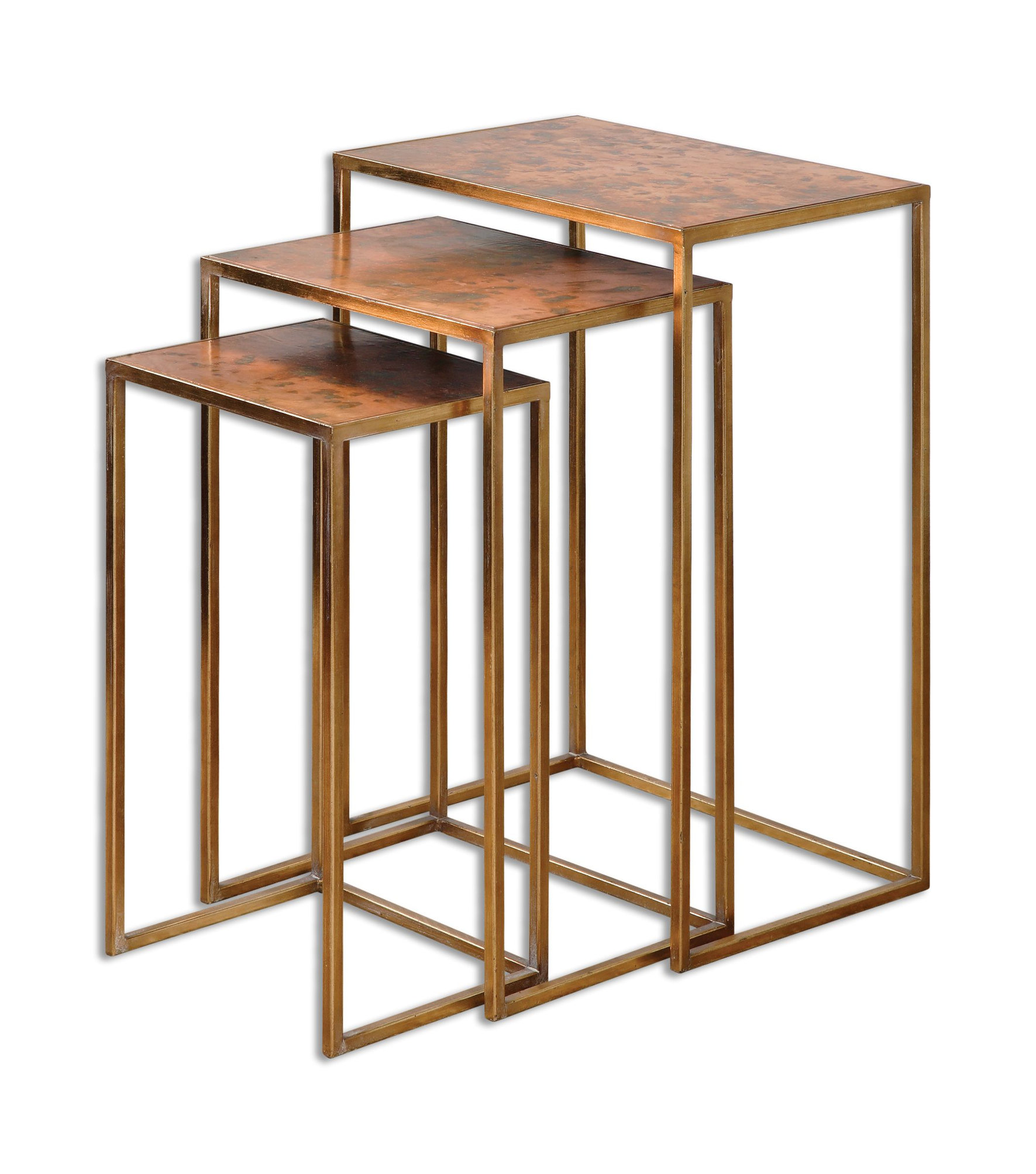 Uttermost 24449 Copres Oxidized Nesting Tables Set/3 - Transitional ...
