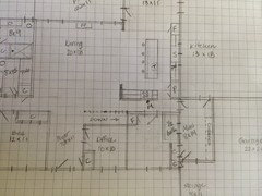 Rough draft of floor plan- thoughts?