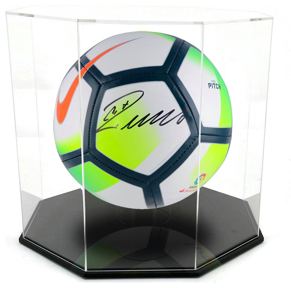 OnDisplay Deluxe Octagon UV-Protected Basketball/Soccer Ball Display ...