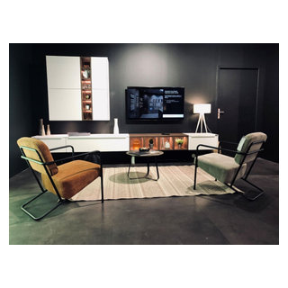 Meuble TV façade blanc alpin - Contemporary - Lyon - by Noblessa ...