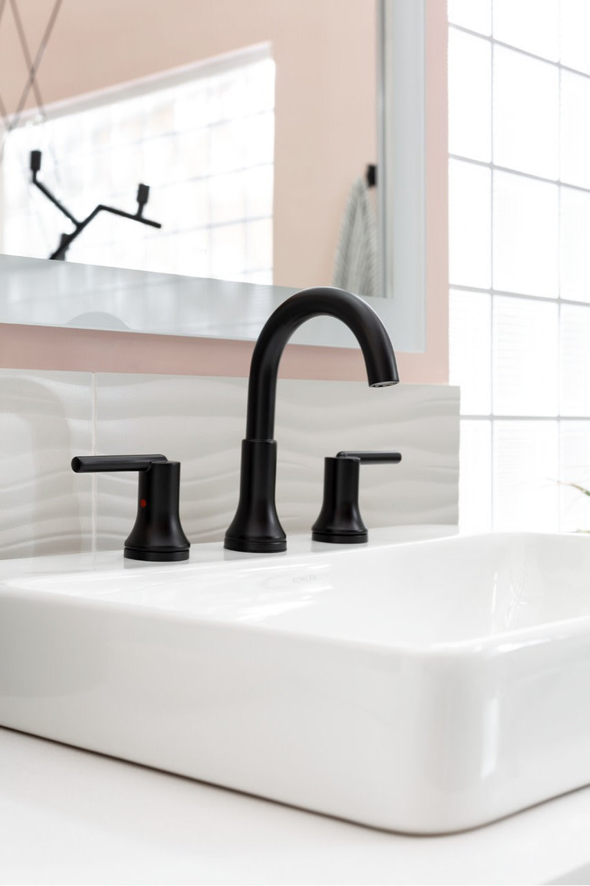 Delta 3559-MPU Trinsic Widespread Bathroom Faucet - Transitional ...