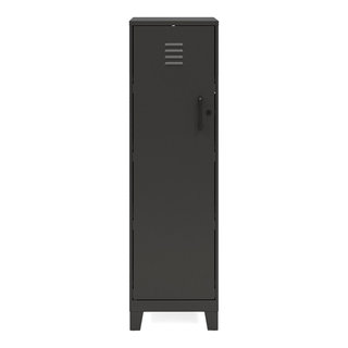 UrbanPro 53.38"H 4 Shelf Metal Storage Locker Cabinet 3" Riser Legs in ...