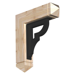 Bradford Arts and Crafts Ironcrest Bracket Triple, 4" Thick, 18"x20 ...