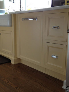 length of pull for integrated dishwasher, WDYD?