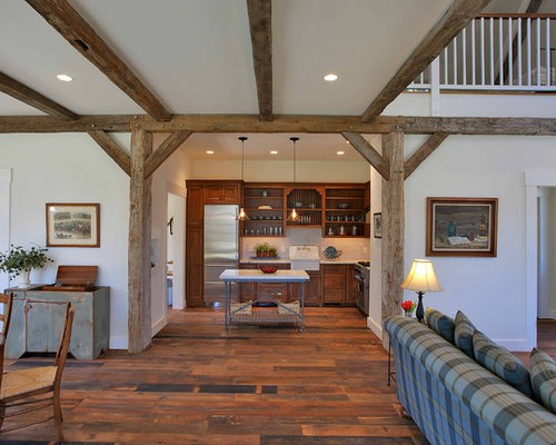 Faux Beam Timber Frame Home Design Ideas, Pictures, Remodel and Decor