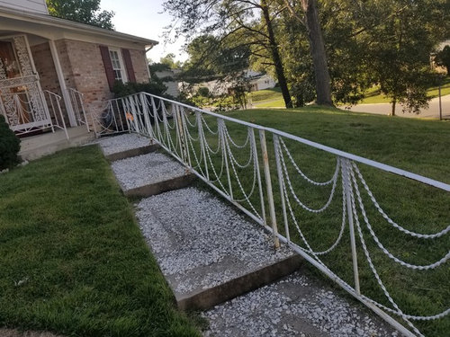 SHARP ROCKS EMBEDDED IN WALKWAY!! Need Help ASAP!!!