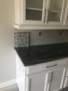 Has anyone used the color boulder for kitchen cabinets?