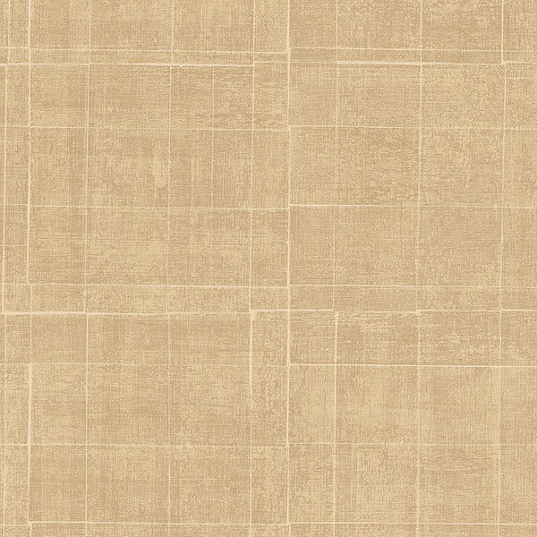 Uneven Grid Tile Pattern Wallpaper, Sample - Contemporary - Wallpaper ...